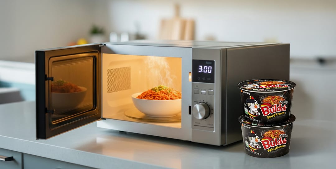 Buldak Ramen Microwave Experiment: Transparent Noodles Challenge